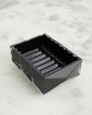 THE MARTHA, BY BACCARAT Louxor Catch All Box - Black