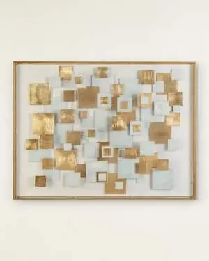 JOHN-RICHARD COLLECTION "on Our Way" Framed Wall Art - Gold