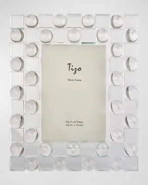 TIZO Crystal Sphere/square Frame, 5" X 7" Clear