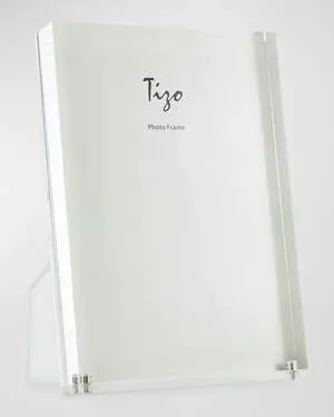 TIZO Lucite Easel Back Frame, 8" X 10" Clear