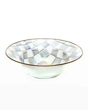 MACKENZIE-CHILDS Sterling Check Serving Bowl - One-color