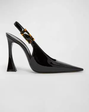 Saint Laurent Saint Laurent Dune Slingback Pumps - Black