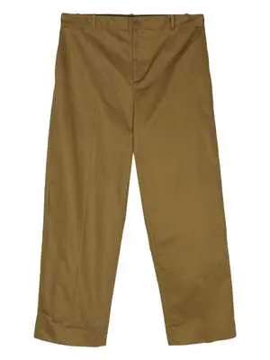 Maison Kitsune Embroidered Chinos