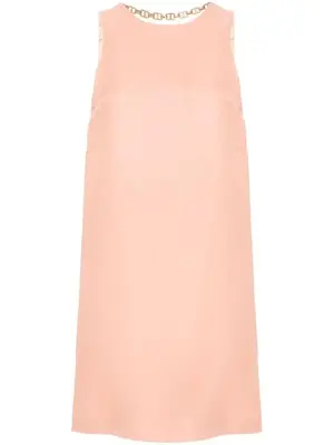 TWINSET Slub-textured Mini Shift Dress