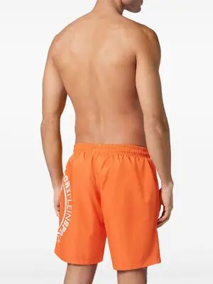 PLEIN SPORT Carbon Tiger Swim Shorts