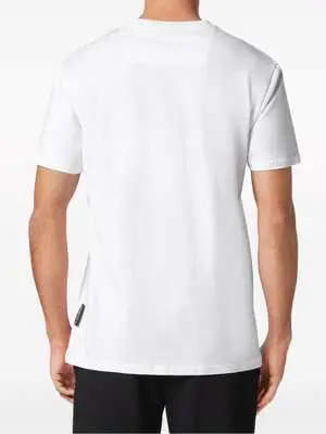 PLEIN SPORT Logo-print Cotton T-shirt - White