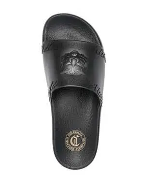 Just Cavalli Logo-embossed Slides