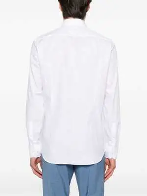 BOSS Long-sleeves Cotton Shirt - White