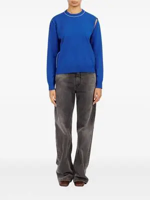 MAISON MARGIELA Crew-neck Cut-out Jumper