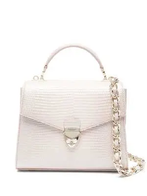 ASPINAL OF LONDON Midi Mayfair Top-handle Bag - Neutrals