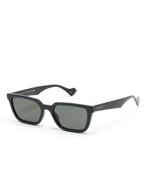 Gucci Rectangle-frame Sunglasses - Black