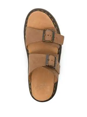 Dr. Martens Josef Buckled Suede Slides