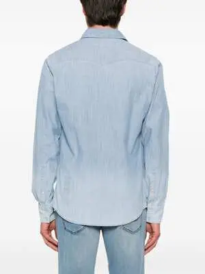 Jacob Cohen Logo-embroidered Denim Shirt