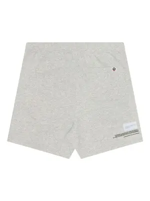 AAPE BY *A BATHING APE Logo-patch Elasticated-waist Shorts - Grey