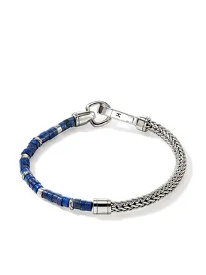 John Hardy Sterling Silver Lapis Lazuli Heishi Bracelet