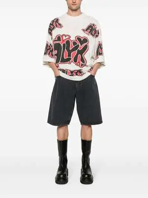 1017 Alyx 9sm Distressed Denim Shorts