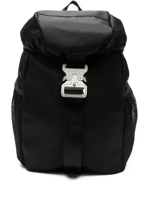 1017 Alyx 9sm Camp Buckle-Detail Backpack - Black | Editorialist