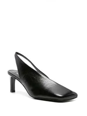 JIL SANDER 70mm Leather Slingback Pumps