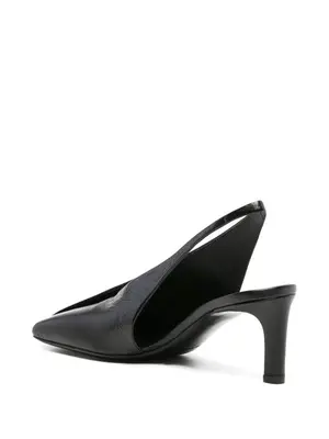 JIL SANDER 70mm Leather Slingback Pumps