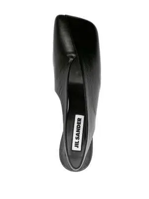 JIL SANDER 70mm Leather Slingback Pumps