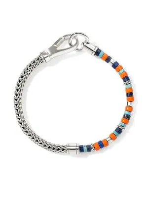 John Hardy Sterling Lapis Lazuli And Turquoise Bracelet - Silver