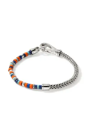 John Hardy Sterling Lapis Lazuli And Turquoise Bracelet - Silver