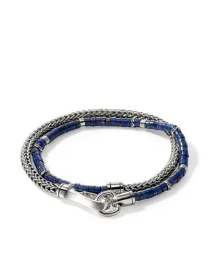 John Hardy Sterling Silver Lapis Lazuli Bracelet Blue