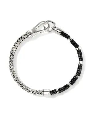 John Hardy Sterling Black Onyx Bracelet - Silver