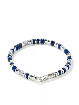 John Hardy Sterling Lapis Lazuli, And Agate Bracelet