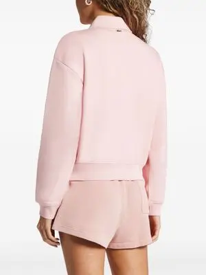 Lacoste Logo-embossed Cotton Sweatshirt - Pink