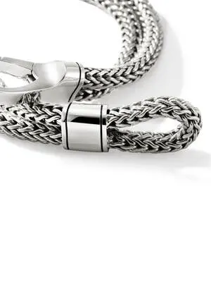 John Hardy Sterling Wheat Chain Hook Bracelet