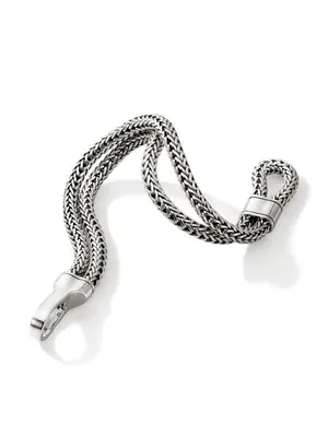 John Hardy Sterling Wheat Chain Hook Bracelet
