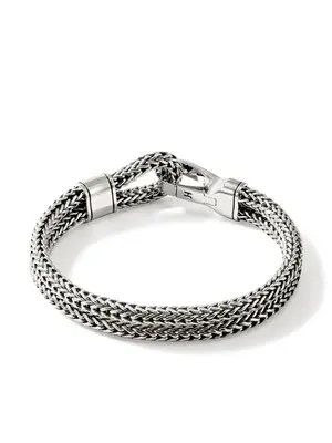 John Hardy Sterling Wheat Chain Hook Bracelet