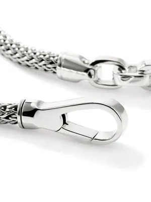 John Hardy Sterling Wheat Chain Hook Bracelet - Silver