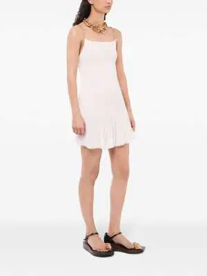 Rabanne Chain-strap Silk Minidress