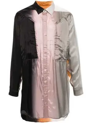 Rick Owens Larry Fogpocket Ombré Shirt - Black