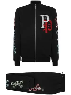 Philipp Plein Skeleton-appliqué Tracksuit