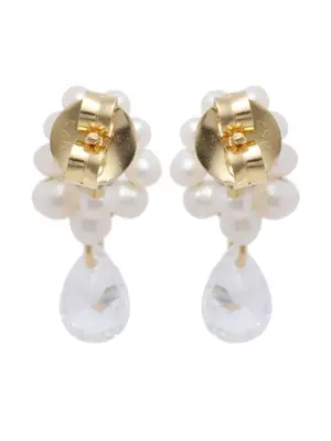 Completedworks Pearl-embellished Drop Earrings