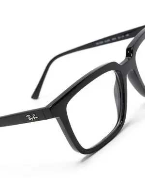 Ray-ban Rectangle-frame Glasses - Black