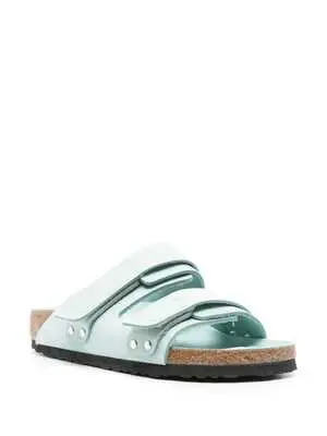 BIRKENSTOCK Uji Leather Sandals - Blue