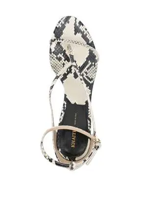 Khaite Marion 75mm Sandals - Neutrals