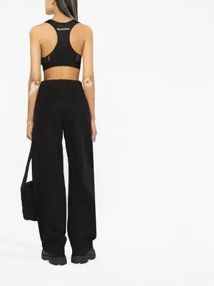 Balenciaga Logo-hem Sporty Bra