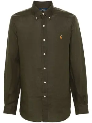 Polo Ralph Lauren Polo-pony Linen Shirt - Green