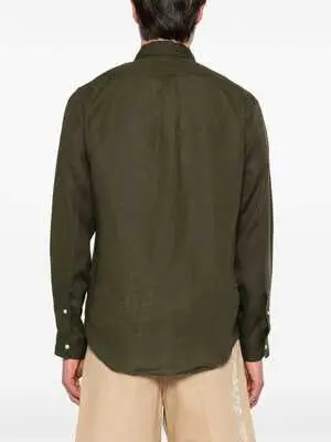 Polo Ralph Lauren Polo-pony Linen Shirt - Green