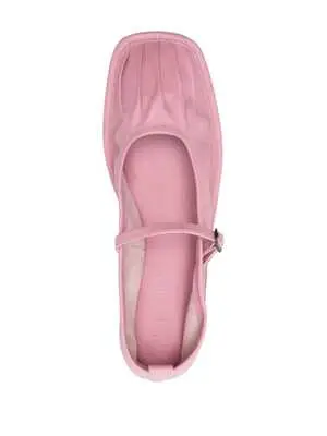 Hereu Dansa Leather Ballerina Flats - Pink