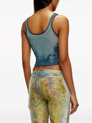 DIESEL® Deidrina Lurex Tank Top - Blue