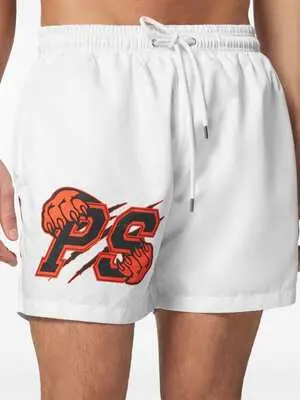 PLEIN SPORT Logo-print Swim Shorts