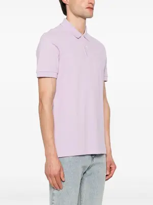 BOSS Embroidered-logo Polo Shirt - Purple