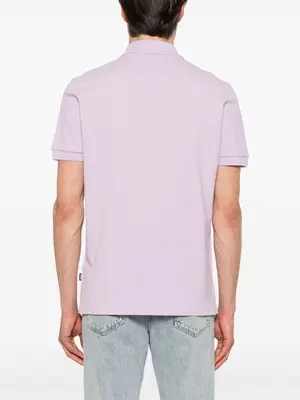 BOSS Embroidered-logo Polo Shirt - Purple