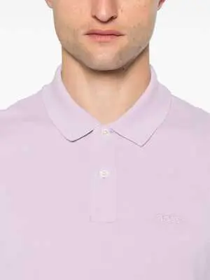 BOSS Embroidered-logo Polo Shirt - Purple